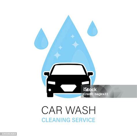 로고 세차장 흰색 배경에 전문 세차 회사 또는 사업 표지판 자동 세척 로고 자동차 및 운송 아이콘입니다 청소 서비스 교통수단에 대한 스톡 벡터 아트 및 기타 이미지 Istock