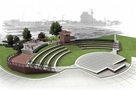 Amphitheater Design Архитектурные модели На открытом воздухе
