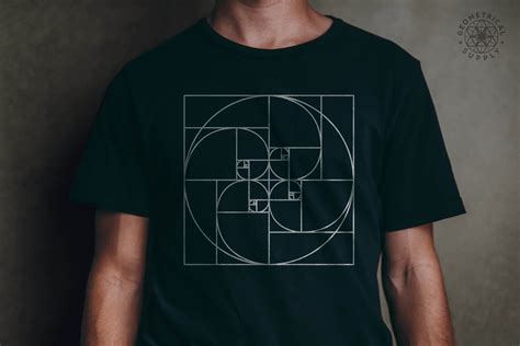 Fibonacci Circle Svg Golden Ratio Sacred Geometry Fibonacci Etsy