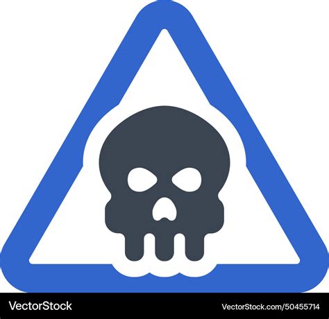 Dead Danger Icon Royalty Free Vector Image Vectorstock