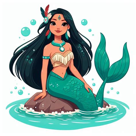 Mermaid Pocahontas 2 By The Glory Hole On Deviantart