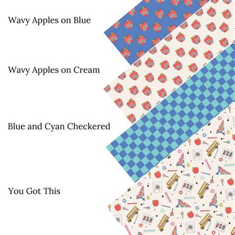 Multi Blue Checkered Faux Leather Sheet Blue And Cyan Checkered