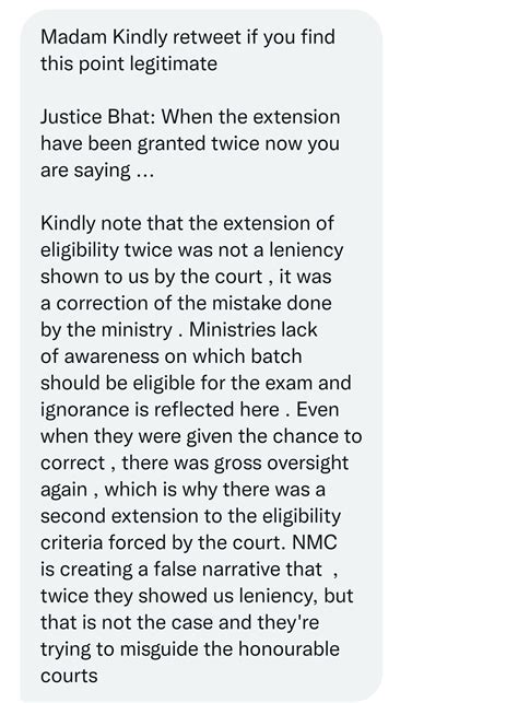 Adv Anubha Shrivastava Sahai 🇮🇳 On Twitter Message By A Neetpg2023