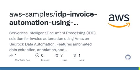 Github Aws Samplesidp Invoice Automation Using Bedrock Data