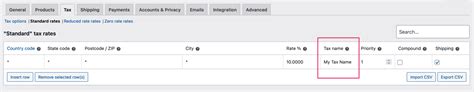 Setting Up Taxes In Woocommerce Documentation Woocommerce