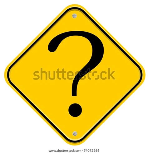 Yellow Sign Question Mark Stock Illustration 74072266 Shutterstock