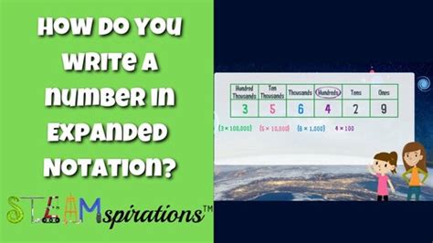 How Do You Write A Number In Expanded Notation By STEAMspirations