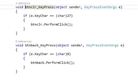 C Keypress Method Does Not Work Due To No Reference Stack Overflow