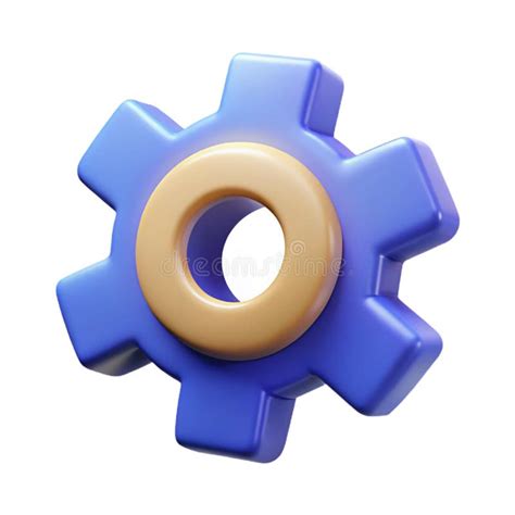 Settings 3d Icon For Mobile Apps And Ui Design Gear Symbol For Configuration And System