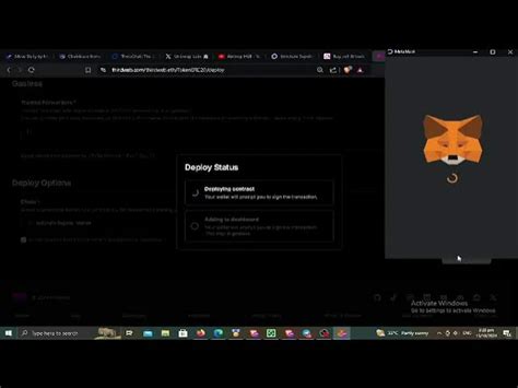 Unichain Deploy Contract Using Thirdweb Mint Tokens