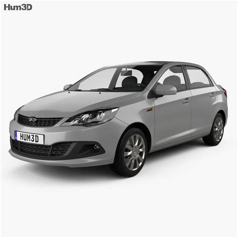 Chery A13 Fulwin 2 Liftback 2015 3d Model Download Sedan On