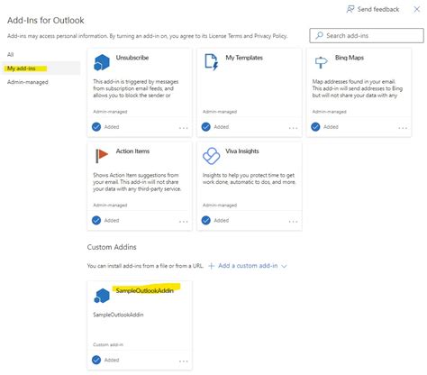 how to create an add in in outlook using asp