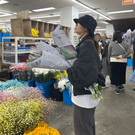 서울 양재꽃시장 생화꽃도매시장 방문과 셀프 꽃다발 만들기 네이버 블로그