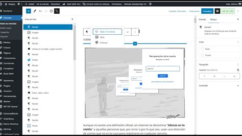 New Rank Math Table Of Contents Block Jrmora Humor Gráfico