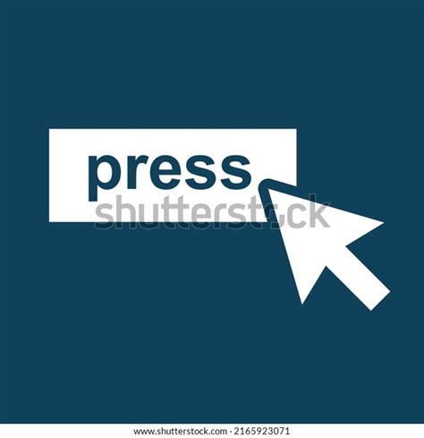 Click Select Press Push Pointer Cursor Stock Vector Royalty Free 2165923071 Shutterstock