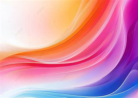 Soft Curves And Waves On A Vibrant Colorful Background Colorful Background Abstract