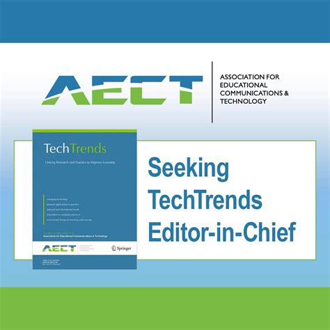 Association For Educational Communications And Technology Aect On Linkedin Aect Is Seeking An
