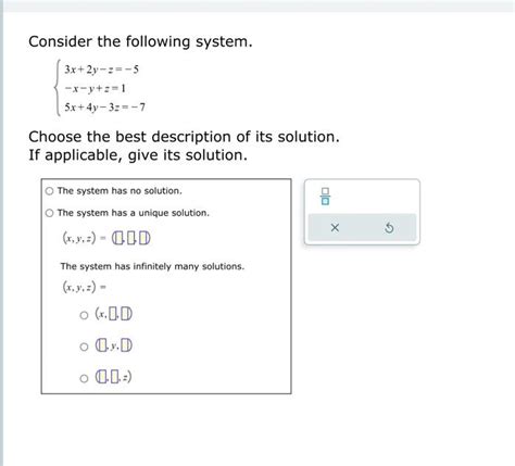 Solved Consider The Following System Chegg