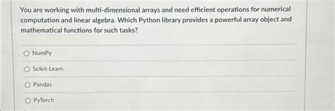 Solved You Are Working With Multi Dimensional Arrays And