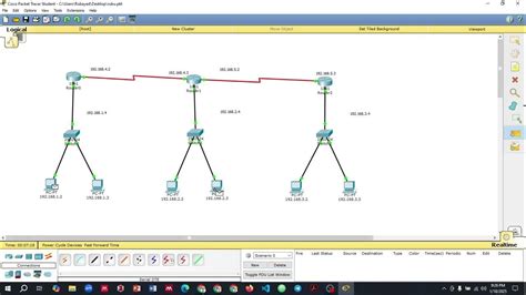 cisco packet tracker tutorial part 06 3 router configuration part 02