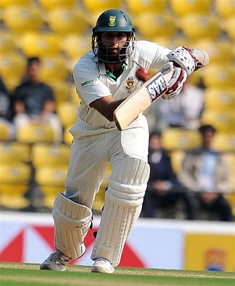 Hashim Amla In Action On The First Morning