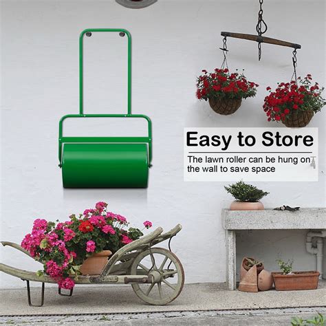 Garden Tool Lawn Roller Iron Cylindrical Xh