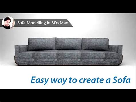 3ds max Sofa Modeling | MY CAD TUTOR - YouTube