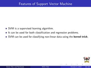 Support Vector Machines Presentation PDF Web Development Internet