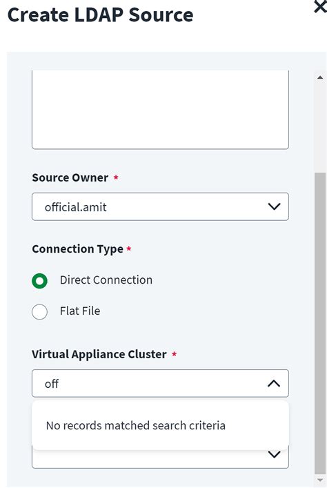 unable to select the va cluster while defining the source isc discussion and questions
