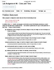 Lab Assignment 6 Date and Time pdf 012312456 789ÿ ÿ ÿ ÿ 8 ÿ8 ÿ ÿ ÿ01ÿ2ÿ3 ÿ 4ÿ5