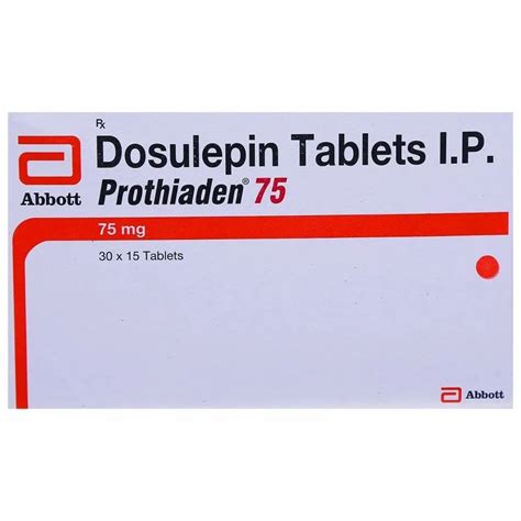Prothiaden Dosulepin 75mg Tablet Dothep At ₹ 444strip In Nagpur Id