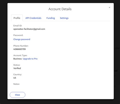 how to create paypal website payment pro sandbox account stack overflow