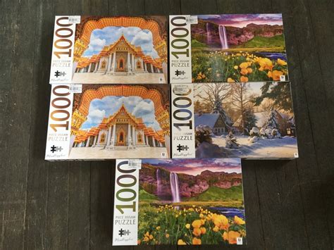1000 Piece Jigsaw Puzzles See Description Below Quantity Of 5 Sold