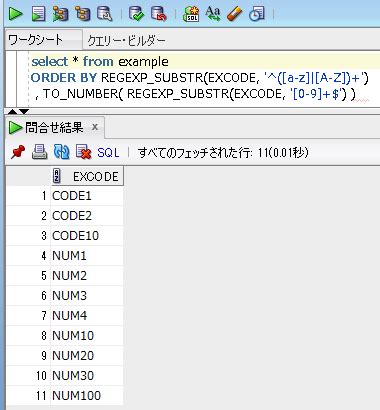 Oracle SQLで文字列と数値が混在するカラムをソート ORDER BY する方法 ホームページ制作のサカエン Developer s Blog