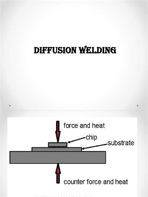 Diffusion Welding Process Overview Pdf Welding Construction