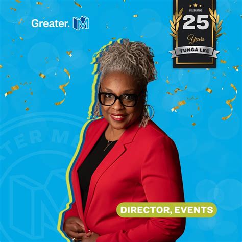 Today Were Celebrating Tunga Lee Our Director Of Events For Her Incredible 25 Year Journey