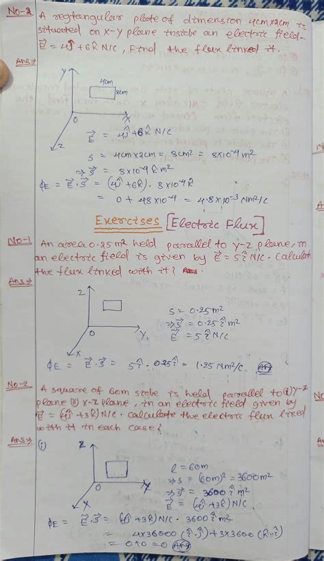 Solution Physics Topic Wise Solved Problems Series Electric Flux Electric Potential Capacitance