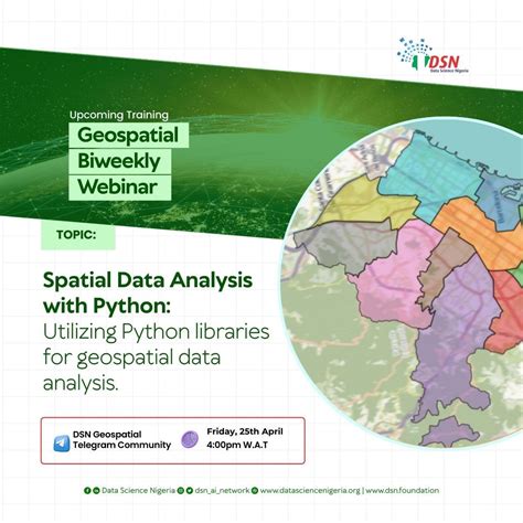 Datasciencenigeria Spatialdata Geospatialai Dsn Data Science Nigeria