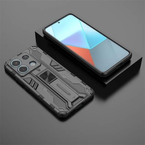 Capa Xiaomi Poco X G Supersonic Series Com Suporte Preto