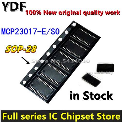 100 Mcp23017 E ใหม่ Mcp23017 E Mcp23017ชิป Ic Sop 28 Th