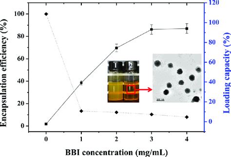 Encapsulation Efficiency And Loading Capacity Of Curcumin In Bbi