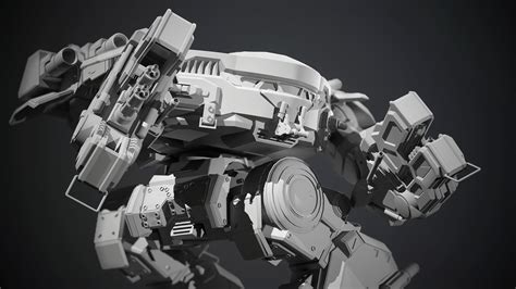 Artstation Kgc 0000 King Crab 3d Model From Battletech