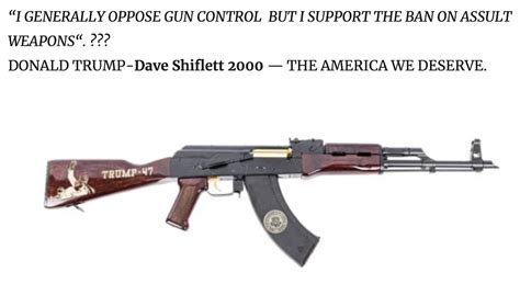 Pro Gun Trump Groupies “honor” The Anti Gun Trump With An Ak 47 With Trumps Fake Assassination