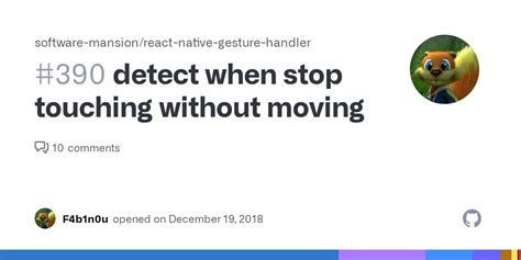 Detect When Stop Touching Without Moving Issue Software Mansion React Native Gesture
