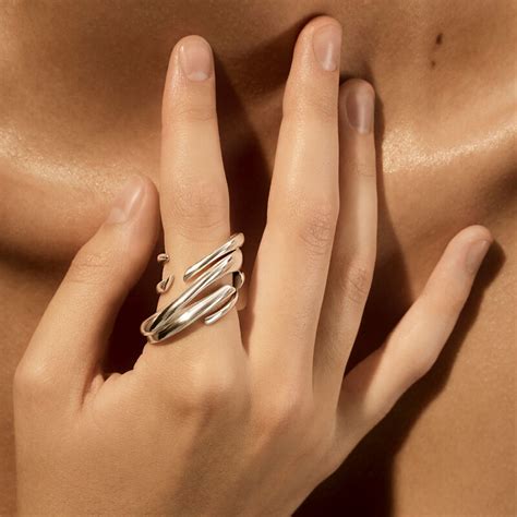 Arc Ring In Sterling Silver