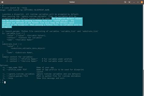 Nutanix Calm DSL Blueprint Launch Parameters Nutanix Dev Nutanix Calm DSL Blueprint Launch Parameters Nutanix Dev