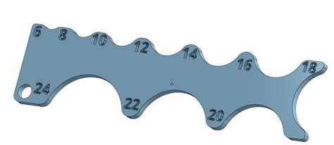 Filletradius Gauge By Lukas Makerworld