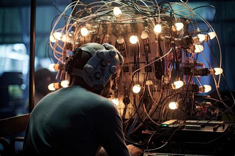 Premium Ai Image Advancements In Brain Computer Interfaces