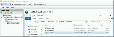 steps to resolve 500 internal server error for php in iis on windows 2016
