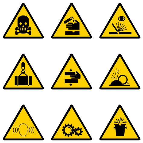 Construction Site Warning Label 1137 Free Eps Download 4 Vector